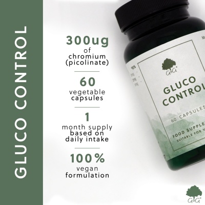 Gluco Control - 60 Vegan Capsules | G&G Vitamins