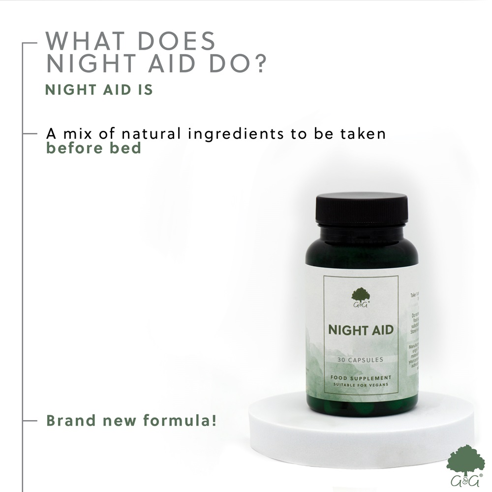 Night Aid - 30 Capsules | G&G Vitamins
