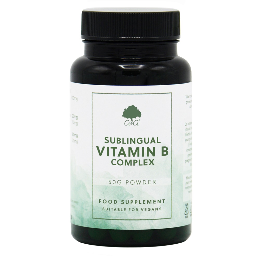 Sublingual Vitamin B Complex - 50g Powder | G&G Vitamins
