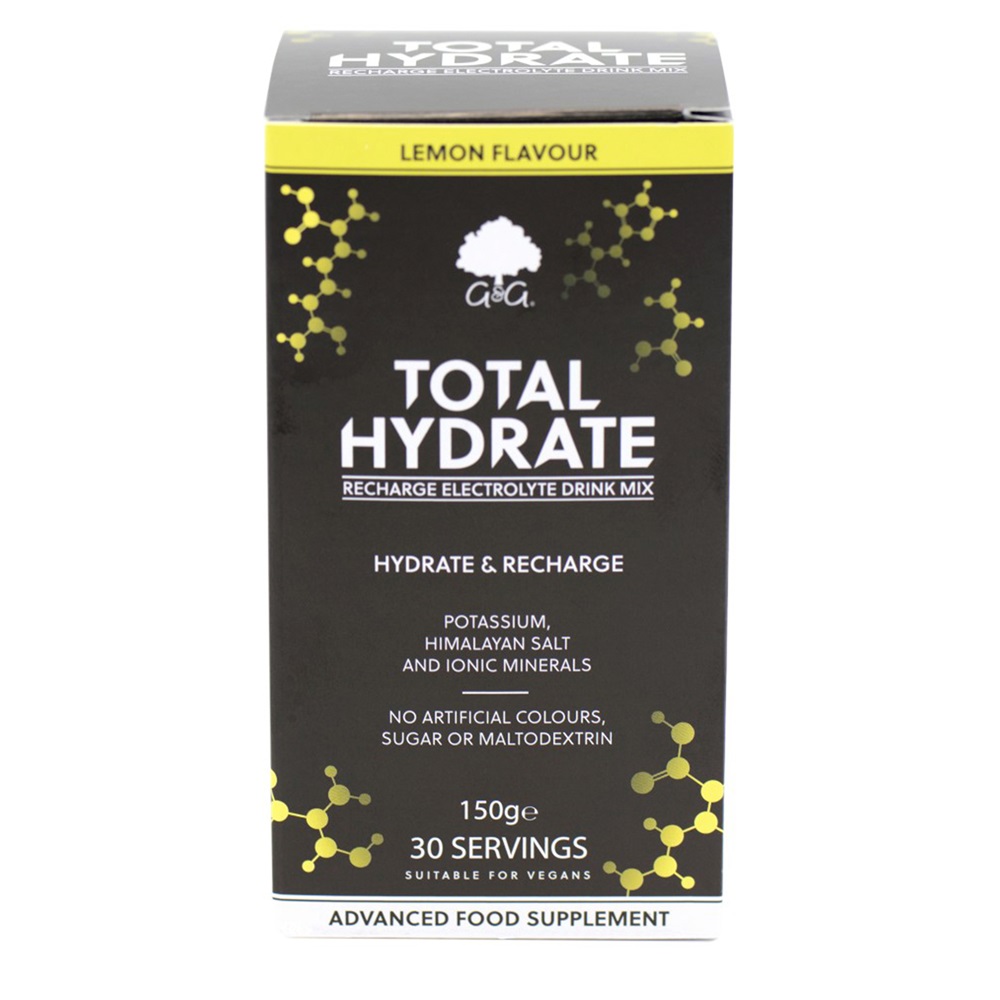 Total Hydrate Lemon - Electrolyte Powder - 150g Powder | G&G Vitamins