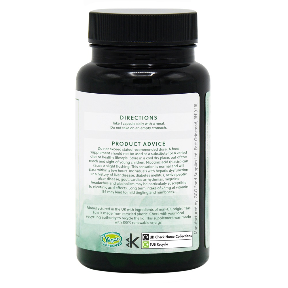 Bioactive B Complex - 60 Vegan Capsules | G&G Vitamins