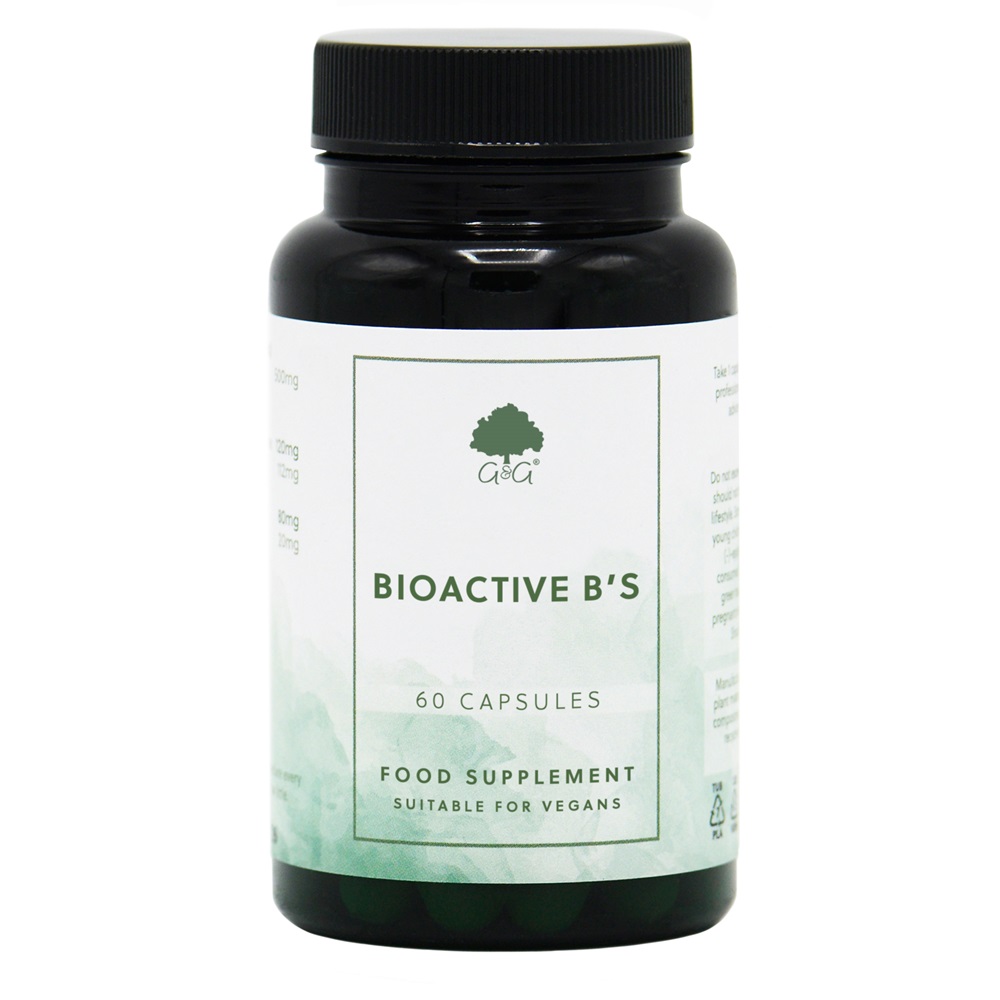 Bioactive B Complex - 60 Vegan Capsules | G&G Vitamins