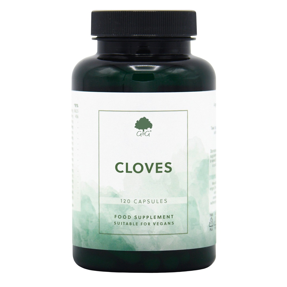 Cloves 500mg - 120 Vegan Capsules | G&G Vitamins
