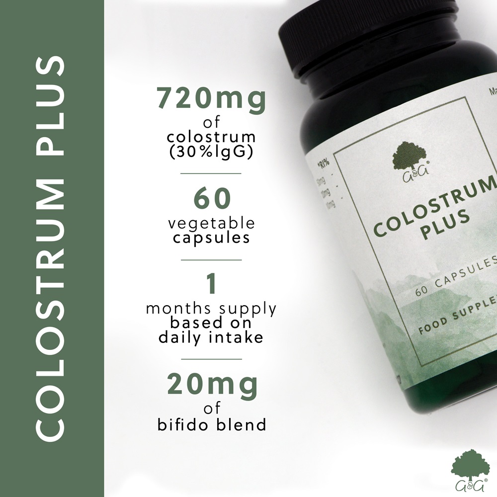 Colostrum Plus - 60 Capsules | G&G Vitamins