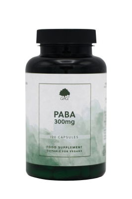 PABA (para-aminobenzoic acid) 300mg - 120 Capsules | G&G Vitamins